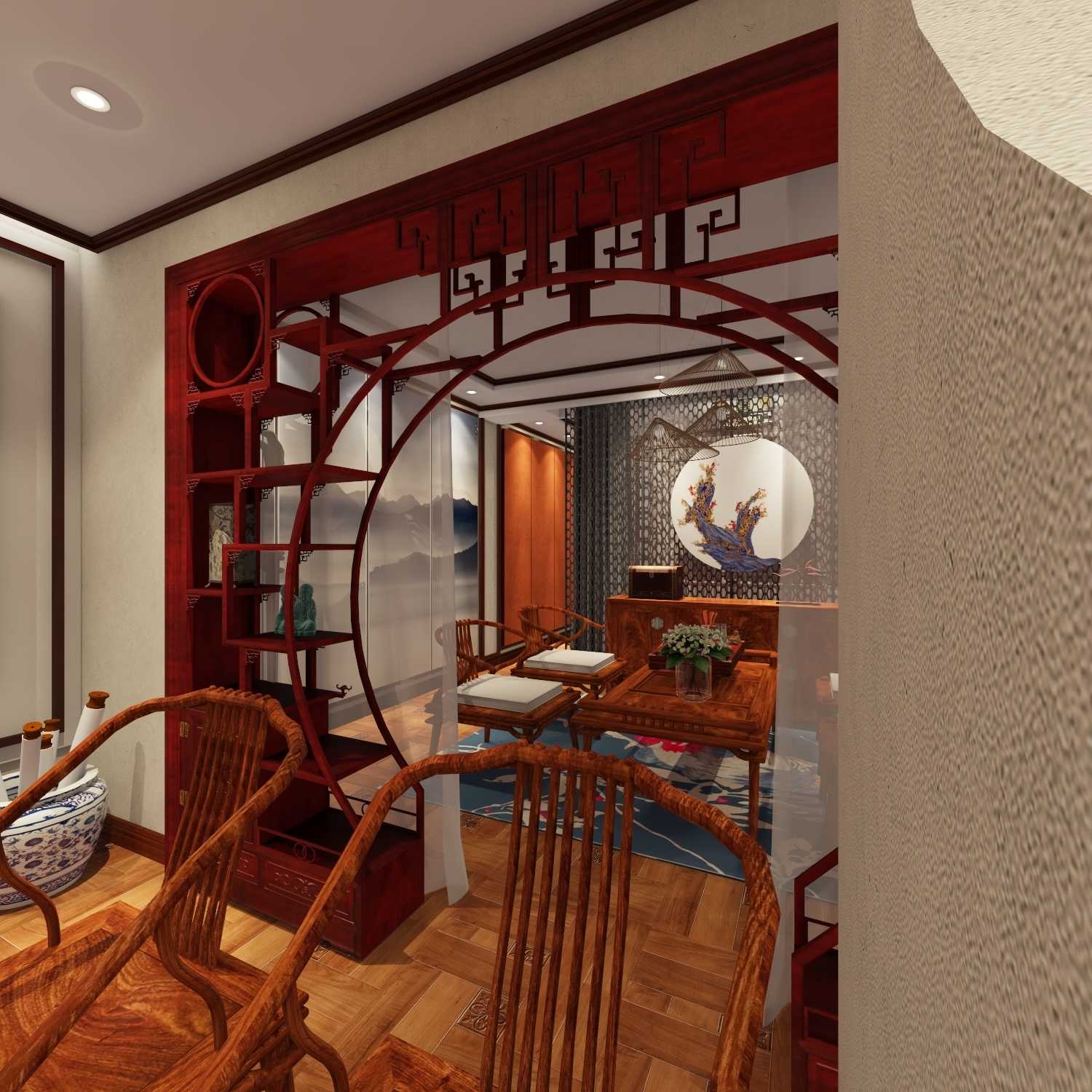 江左梅郎-中式风格设计效果图-设计师2031465 - 设计头条 - 居然设计家